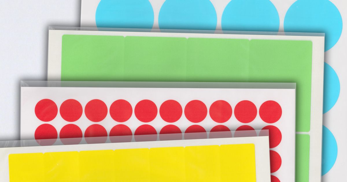 What is coloured label definition | Labelplanet