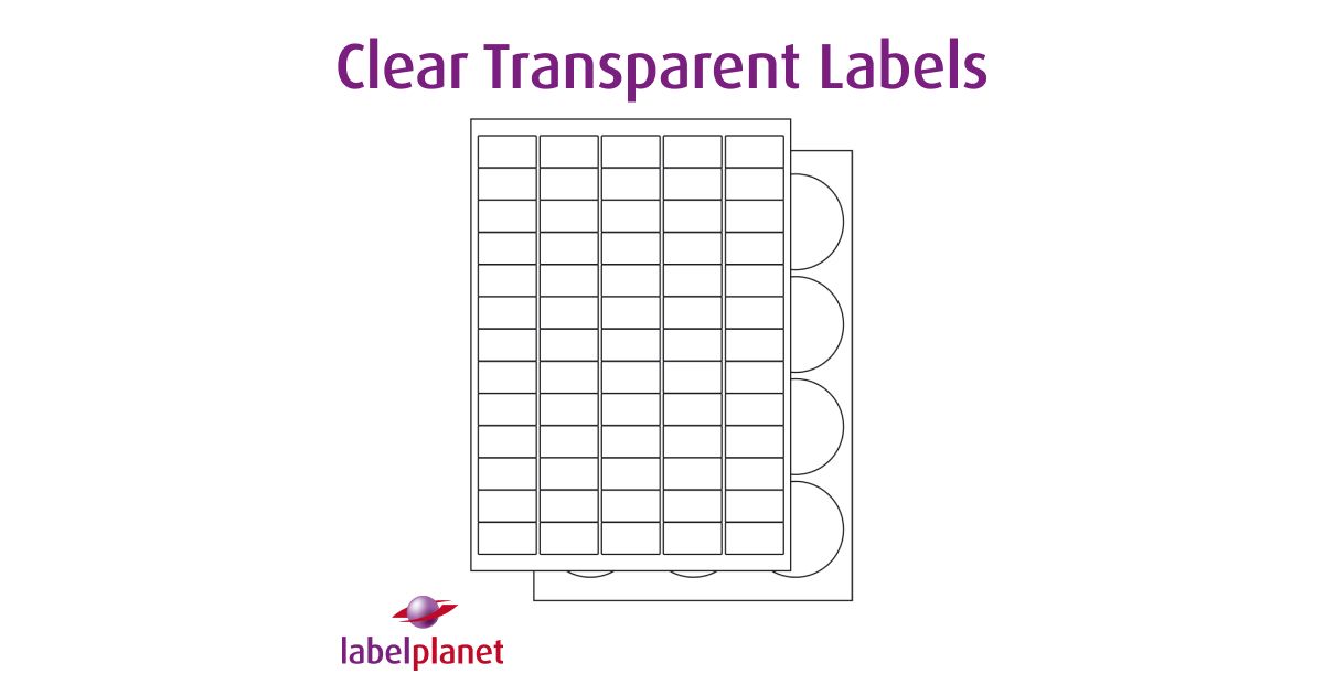 Clear Labels | Labelplanet®