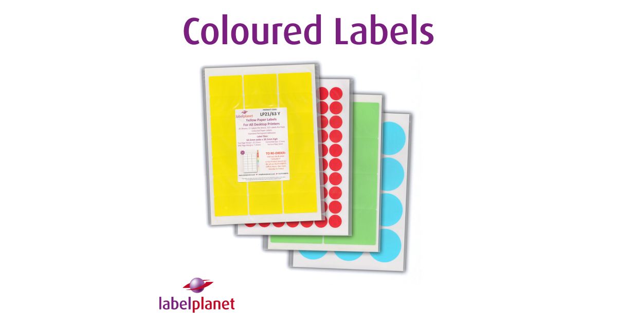 Coloured Labels List | Labelplanet
