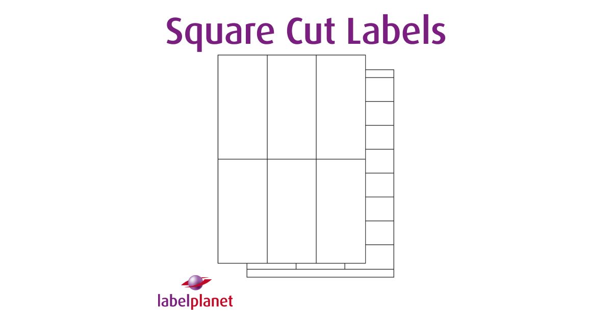 Rectangular Labels With Square Cut Corners | Labelplanet