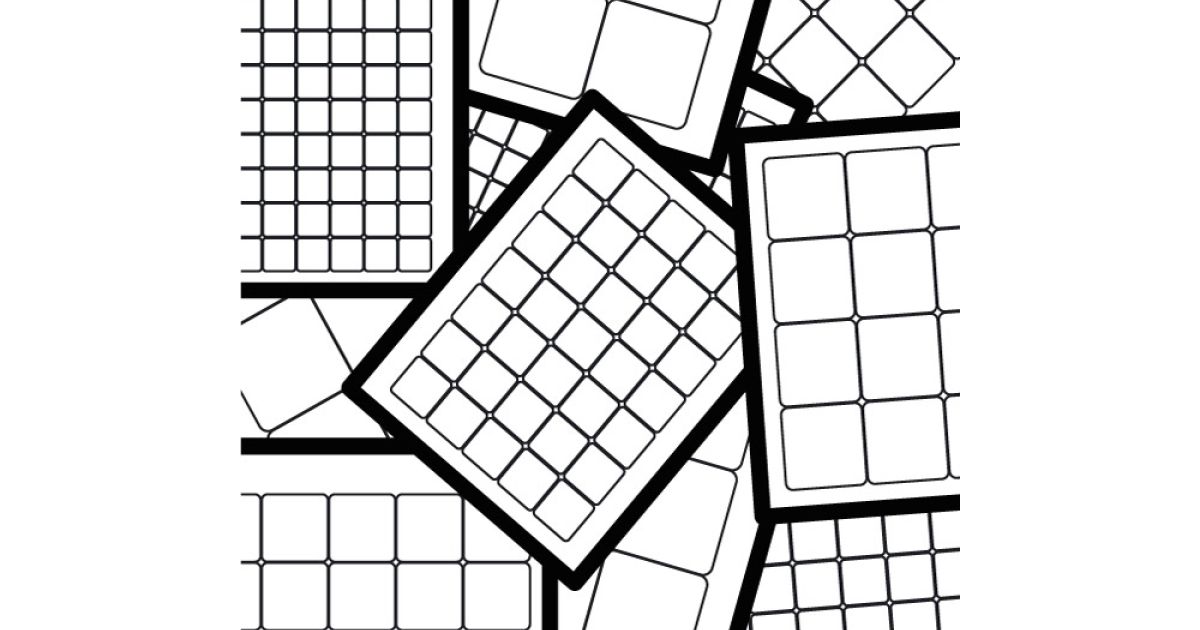 Label templates for square labels | Square templates | Labelplanet