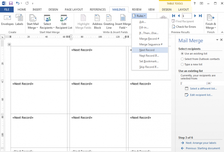 How To Print Christmas Labels Using A Word Mail Merge