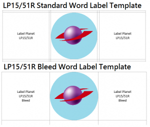 How To Use Label Planet’s Bleed Label Templates