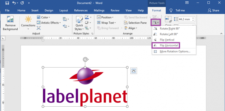How To Reverse Label Designs In Word To Make Mirrored Label Templates