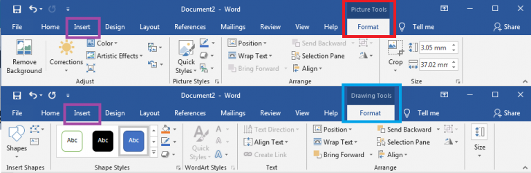 How To Create A Design In Word Label Templates Using Images & Shapes